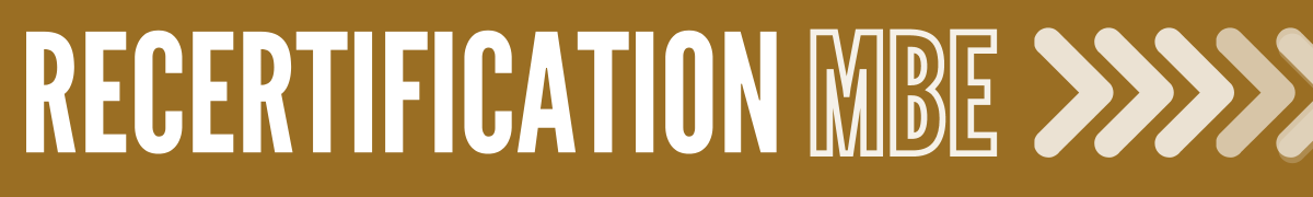 WISDP MBE Recertification